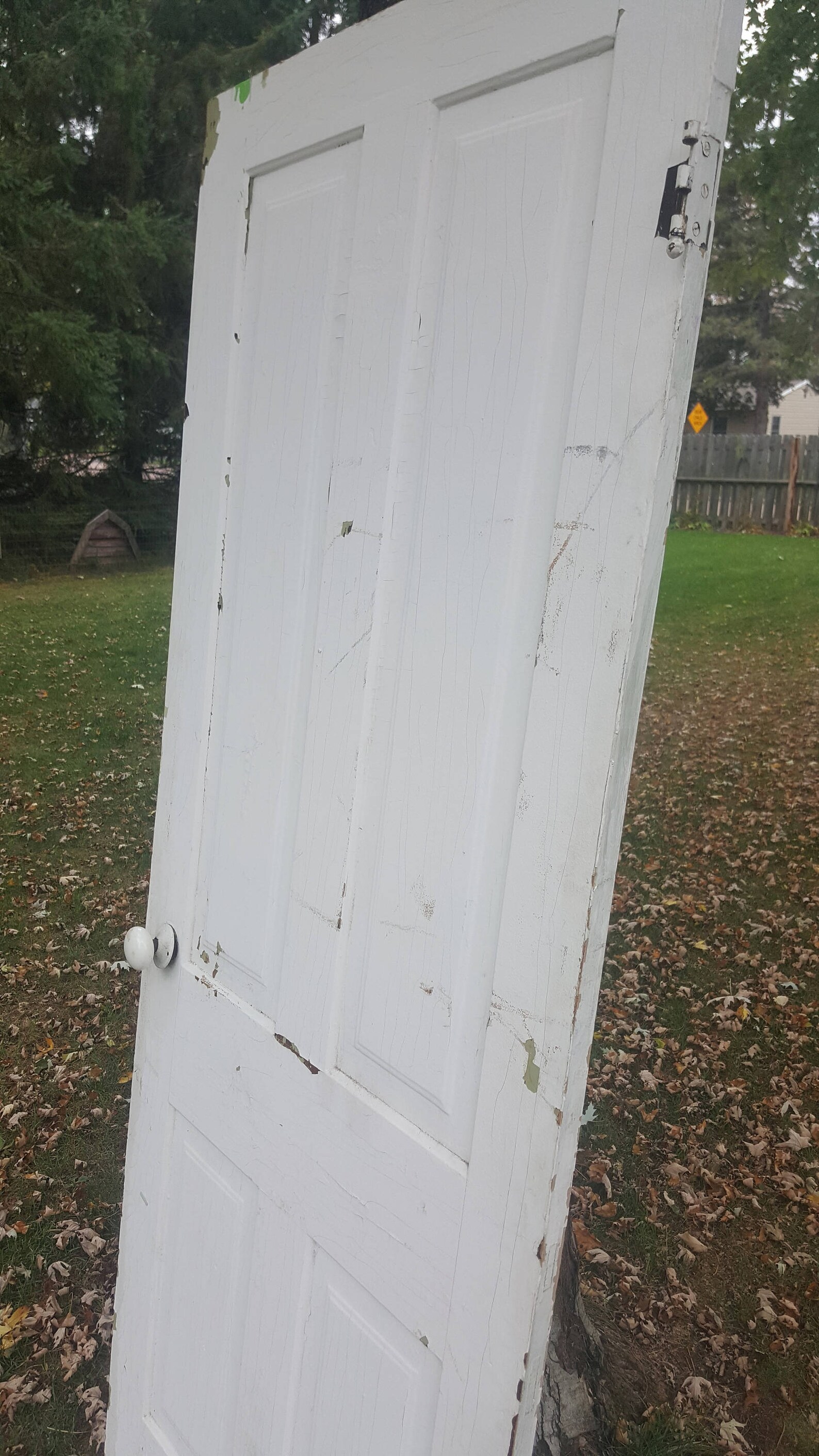 Antique Wood Four Panel Door Recessed Panel Door | Etsy