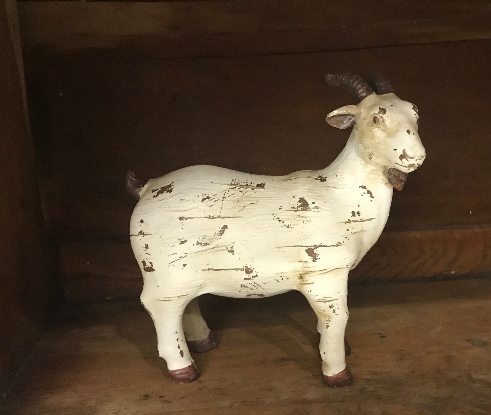 Farmhouse Animal Goat Figurine Farmhouse Gift Idea - Etsy