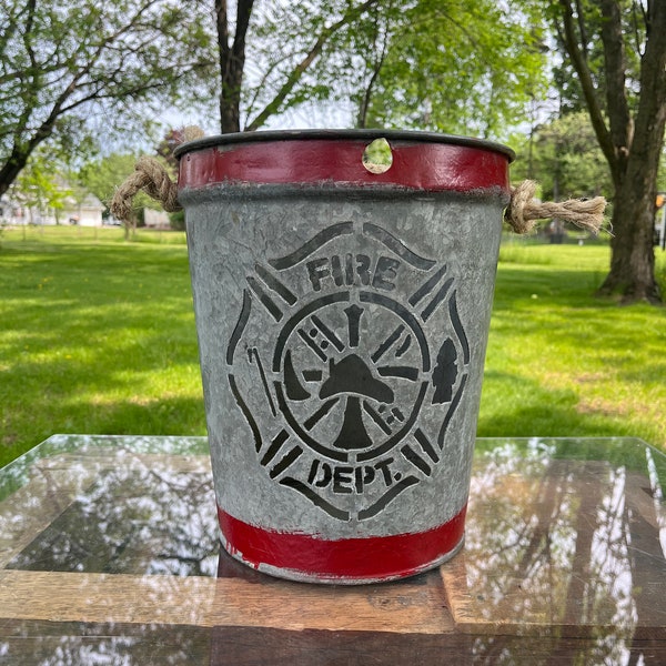 Fire Fighter Yard Art - Etsy