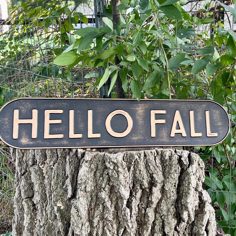 Outdoor Fall Signs - Etsy
