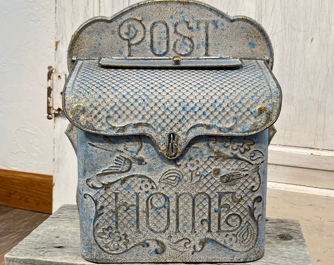 Vintage Inspired Wall Mount Metal Post Mailbox Country - Etsy