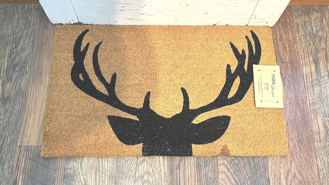 Wildlife Deer Doormat Coir Sisal - Etsy