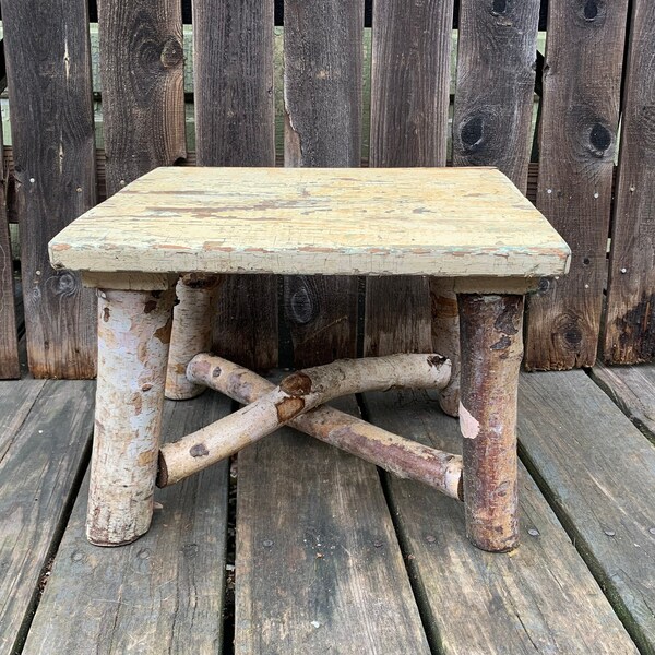 Log Stool - Etsy