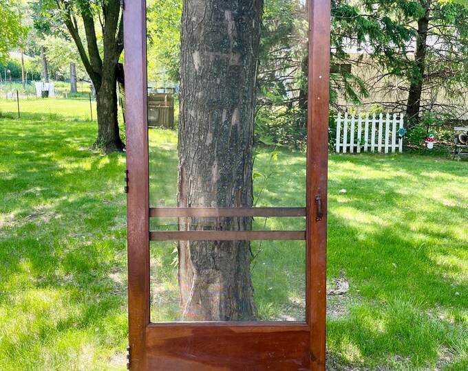 Antique Wood Screen Exterior Door Early 1900's Rustic Farmhouse ...