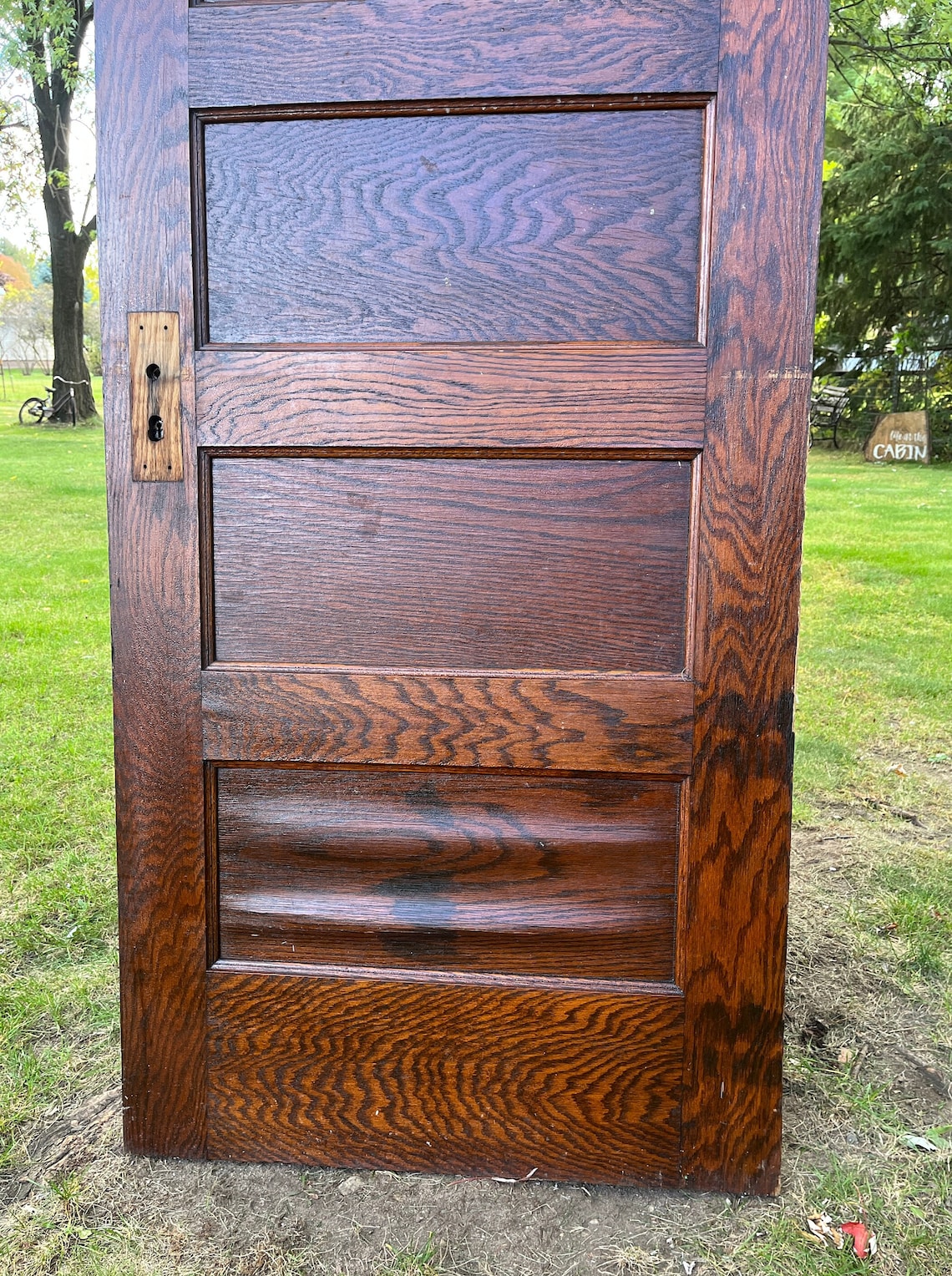 Antique Wood Five Panel Interior Door Rustic Farmhouse - Etsy