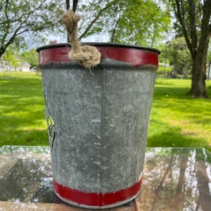 Fire Fighter Fireman Metal Sign Cut Out Sap Bucket Planter Laser Cut ...