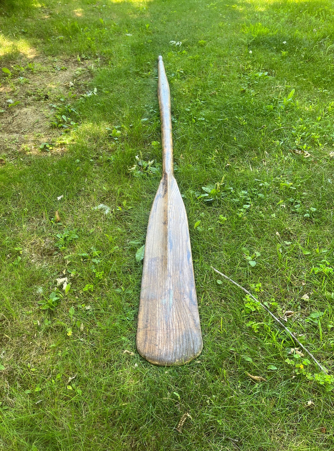 Antique Rustic Wood Canoe Oar Paddle, 82"l Cabin Lodge Lake Lake House ...