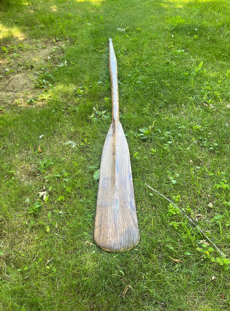 Antique Rustic Wood Canoe Oar Paddle 82l Cabin Lodge - Etsy