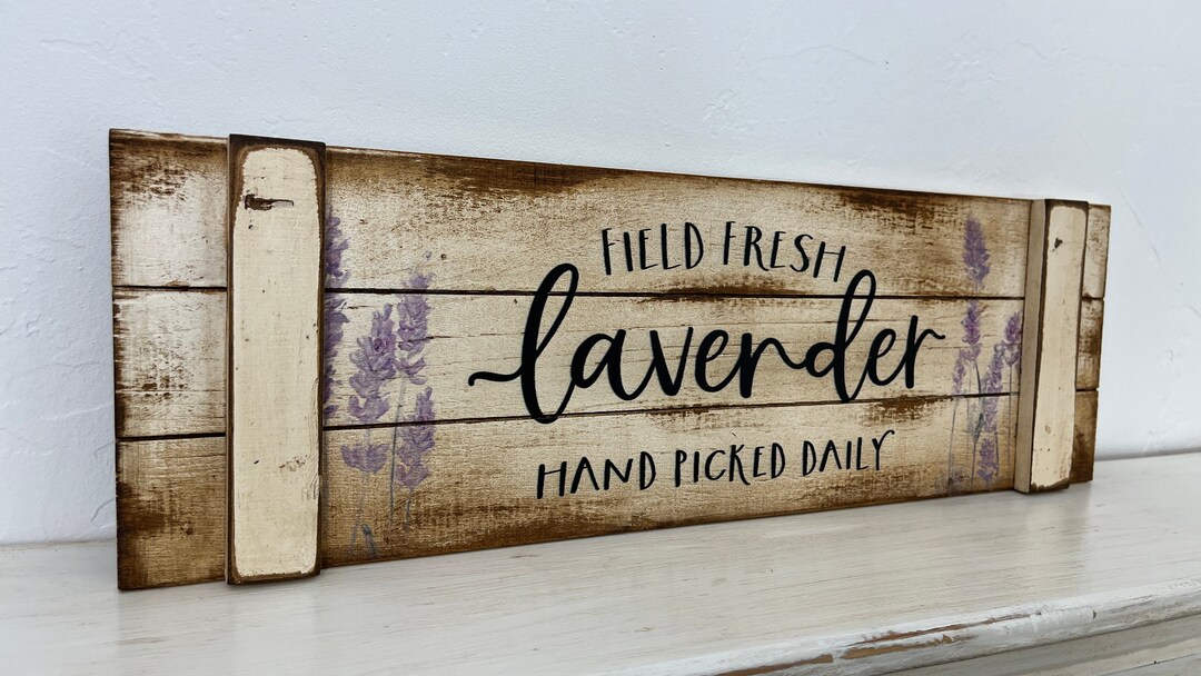 Rustic Fresh Flower Sign Rustic Garden Spring Decor DX86 - Etsy