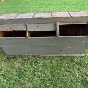 Antique Wood Grain Feed Bin Storage Reclaimed Farmhouse Barn Salvage ...
