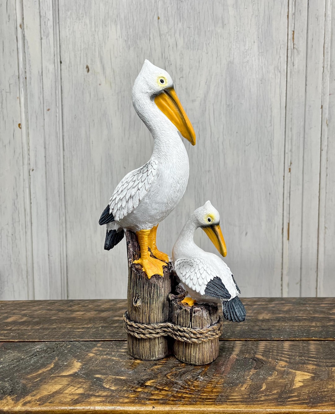 Pelican Statue Figurine Coastal Home Tabletop Shelf Decor EZ22 - Etsy