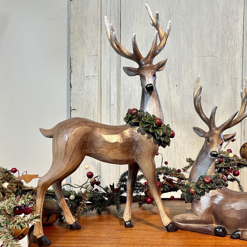 Christmas Reindeer Decor - Etsy