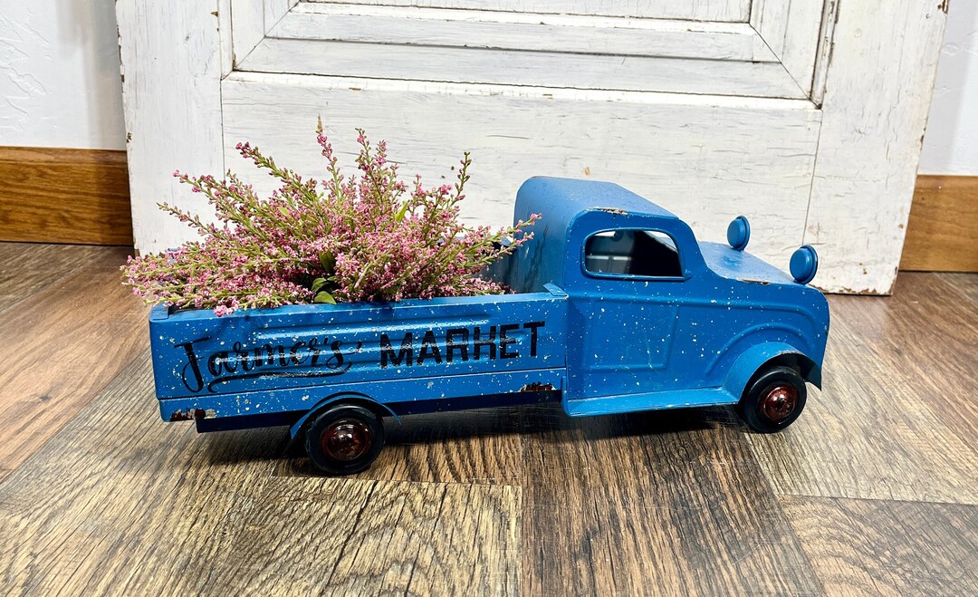Vintage Inspired Metal Farm Delivery Truck EO99 - Etsy