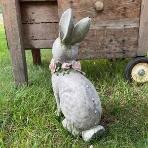 Victorian Rabbit Bunny Garden Statue Yard Art Easter Porch Outdoor ...