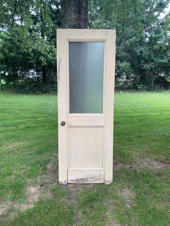 Wooden Half Glass Exterior Door - Glass Door Ideas