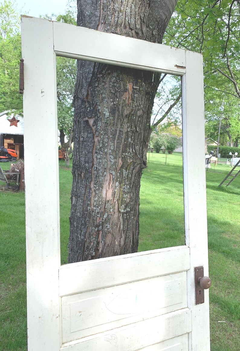 Vintage Wood Entry Door: Reclaimed Farmhouse Exterior, 32.25" X 79.25 ...