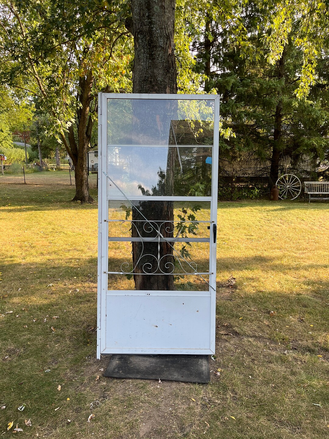 Vintage Screen Storm Glass Door, Reclaimed, Renovation, Architectural ...