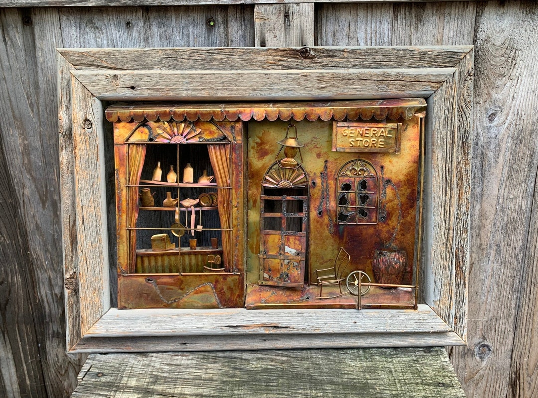 Vintage General Store Metal Sign Primitive Grocery Hardware Store Wall ...