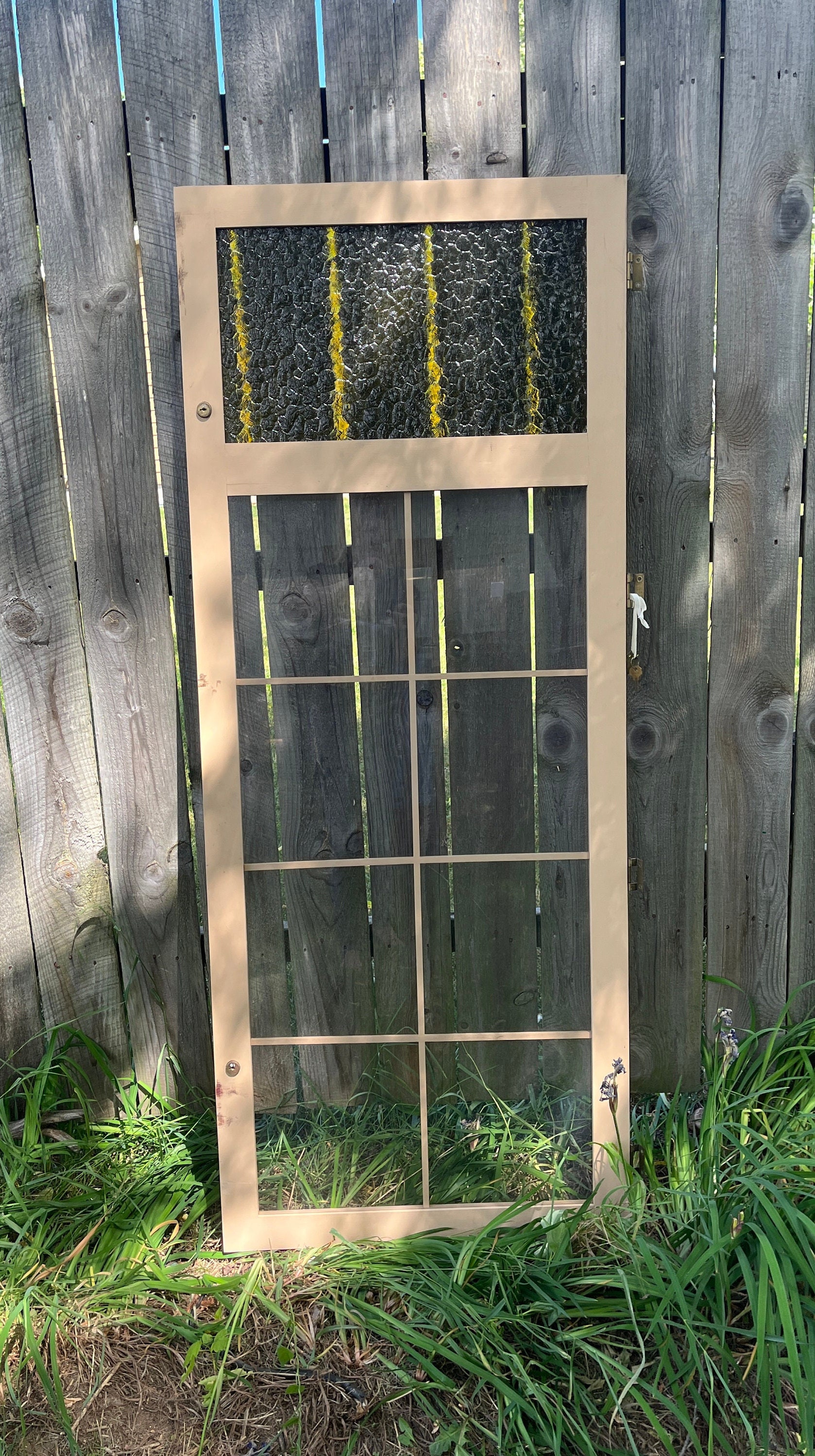 Vintage Window Glass Cabinet Door Decorative Architectural - Etsy