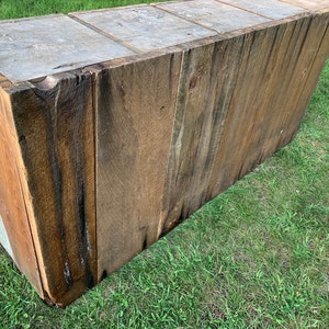 Antique Wood Grain Feed Bin Storage Reclaimed Farmhouse Barn Salvage ...