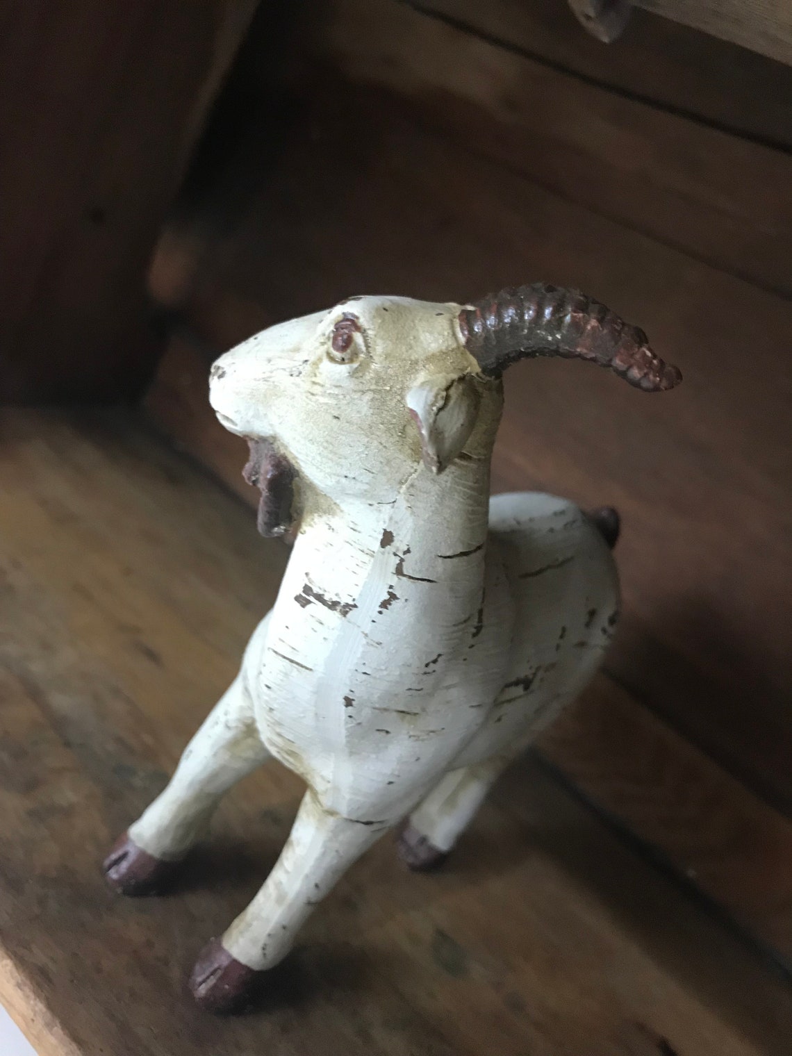 Farmhouse Animal Goat Figurine Farmhouse Gift Idea - Etsy