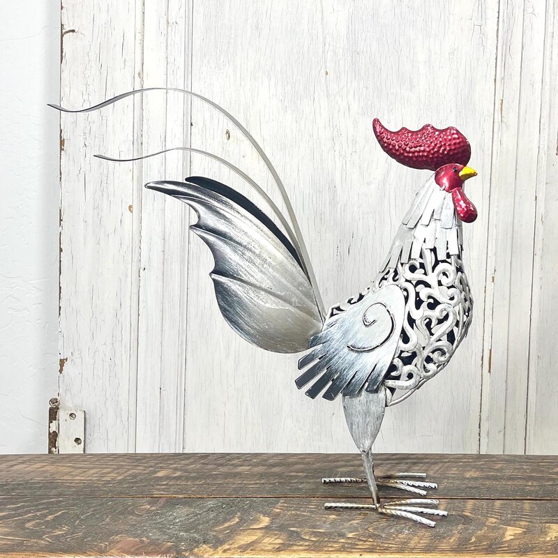Rooster Statue - Etsy