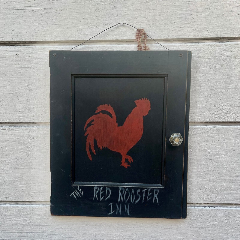 Primitive Rooster - Etsy