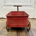 Rustic Red Metal Wagon for Decor Farmhouse Garden Porch Yard Art ...