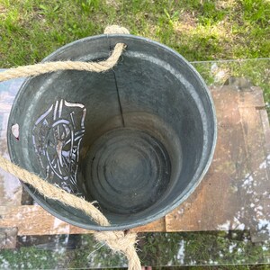 Fire Fighter Fireman Metal Sign Cut Out Sap Bucket Planter Laser Cut ...