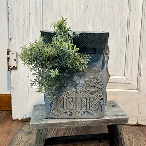 Vintage Inspired Wall Mount Metal Post Mailbox, Country, Cottage, Wall ...