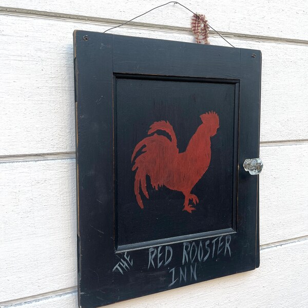 Primitive Rooster - Etsy