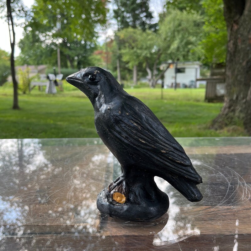 Crow Figurine - Etsy