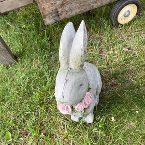 Victorian Rabbit Bunny Garden Statue Yard Art Easter Porch Outdoor ...