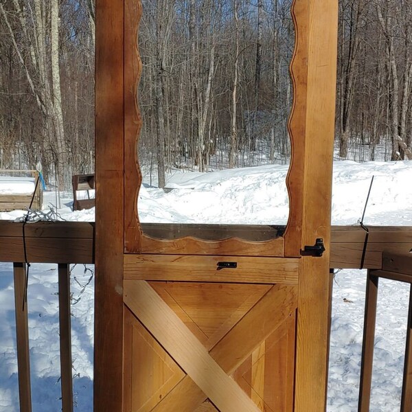 Vintage Wood Storm Door - Etsy