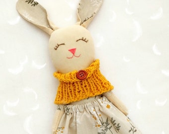 Cloth Bunny Doll - Etsy