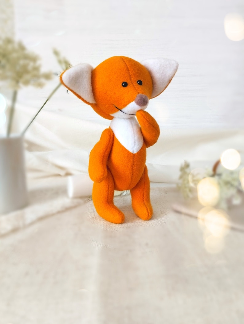 Fox Plush Sewing Patterns Toy - Etsy