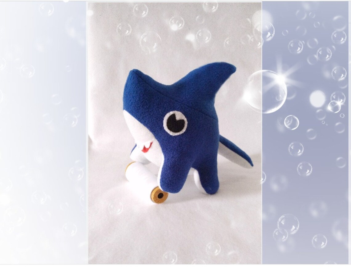 Shark Plush Sewing Patterns Toy Baby Shark - Etsy