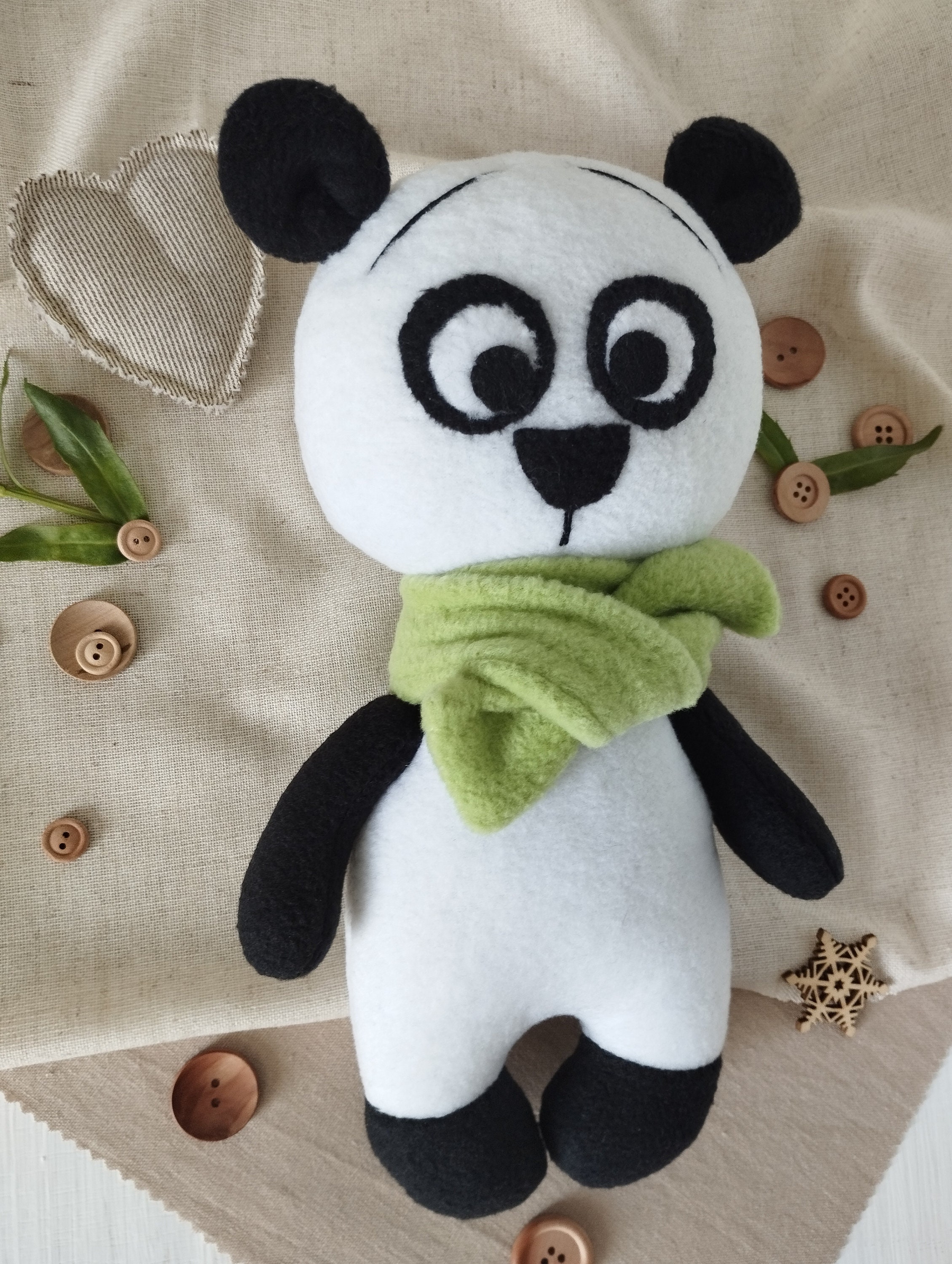 Panda Plush Sewing Patterns Plush Toy - Etsy