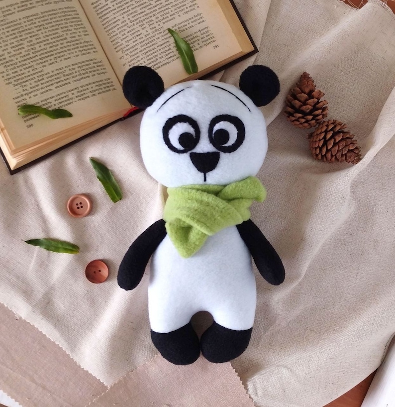 Panda Plush Sewing Patterns Plush Toy - Etsy
