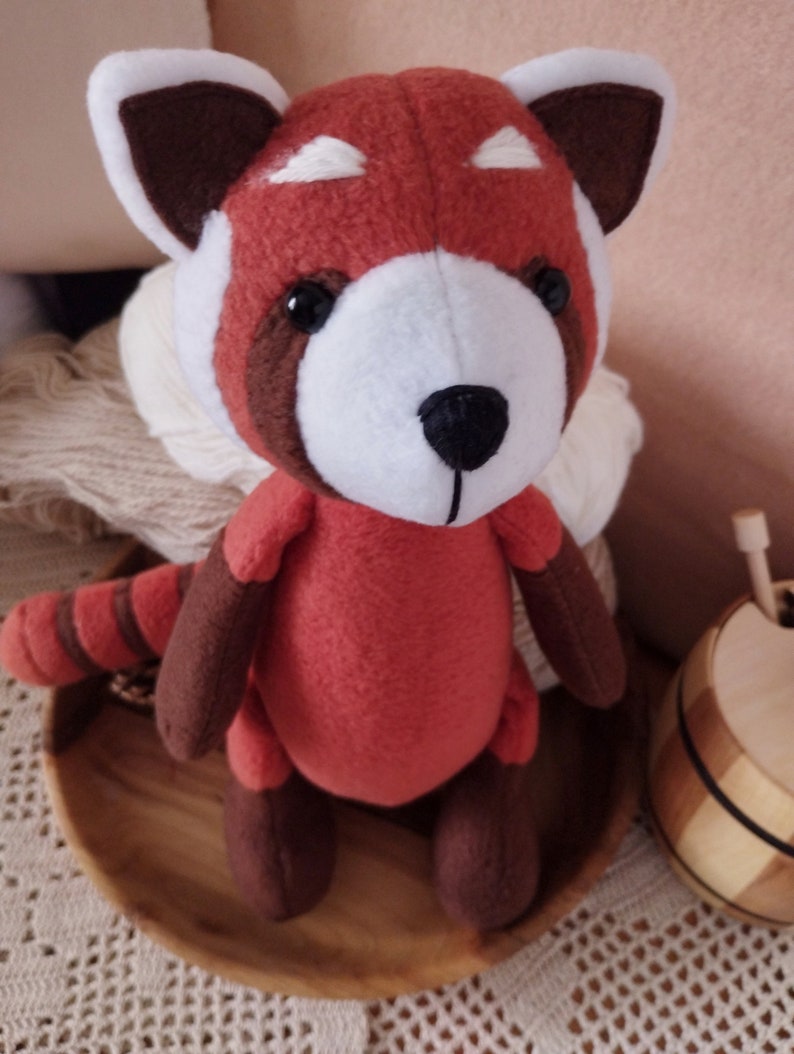 Red Panda Plush Animal Sewing Patterns Plush Toy - Etsy