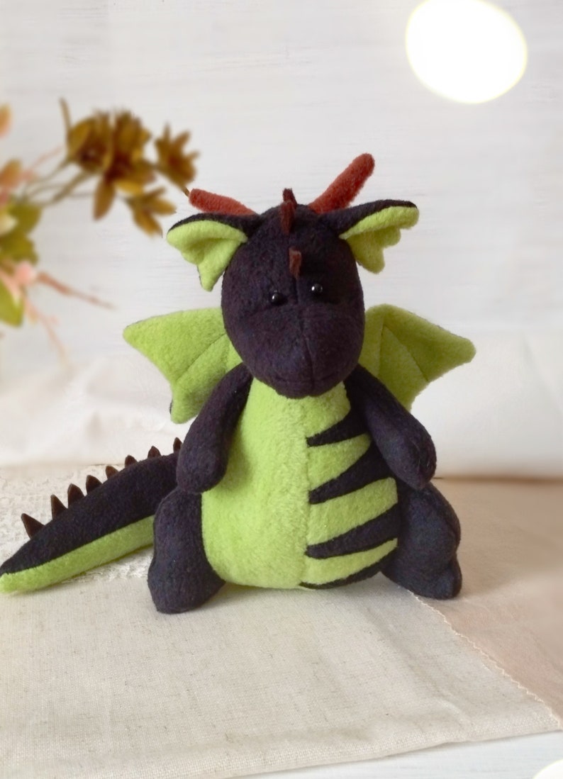 Do It Yourself Sewing Pattern Dragon Plush Sewing Patterns Toy - Etsy
