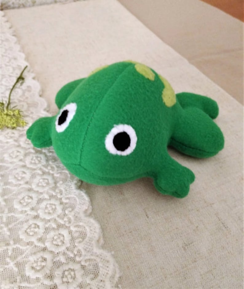 Plush Frog Sewing Patterns Plush Toy - Etsy