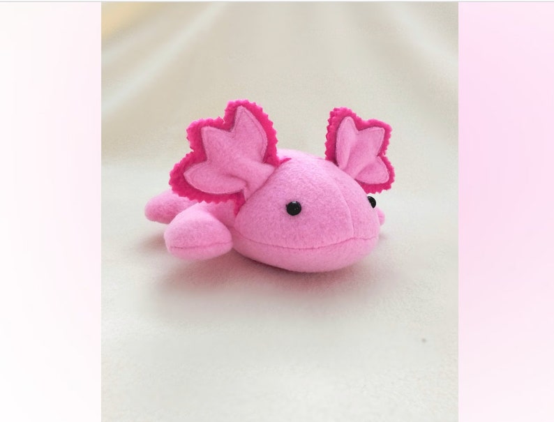 Axolotl Plush Sewing Patterns Plush Toy - Etsy