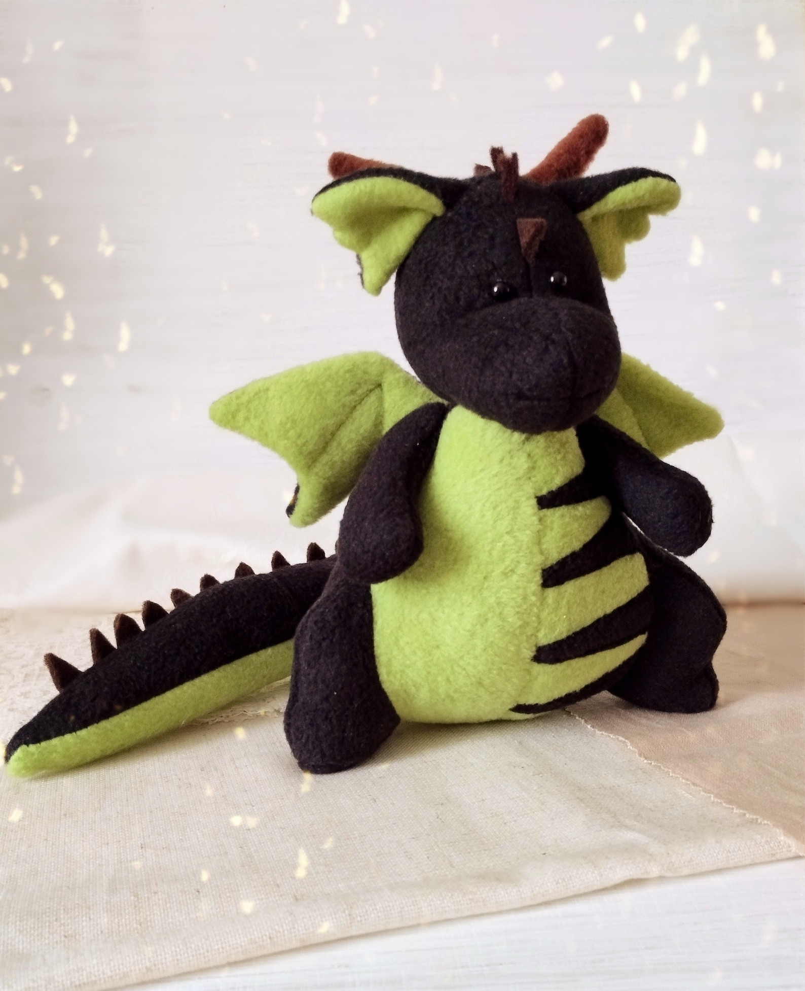 Do It Yourself Sewing Pattern Dragon Plush Sewing Patterns Toy - Etsy