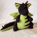 Sewing Pattern Do It Yourself Dragon Plush Sewing Patterns Toy - Etsy