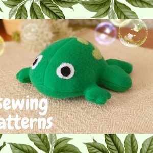 Plush or Rice Filled Mini Heat Pad Frog Sewing Patterns Plush Toy - Etsy