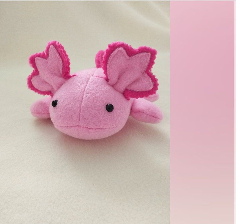 Axolotl Plush Sewing Patterns Plush Toy - Etsy