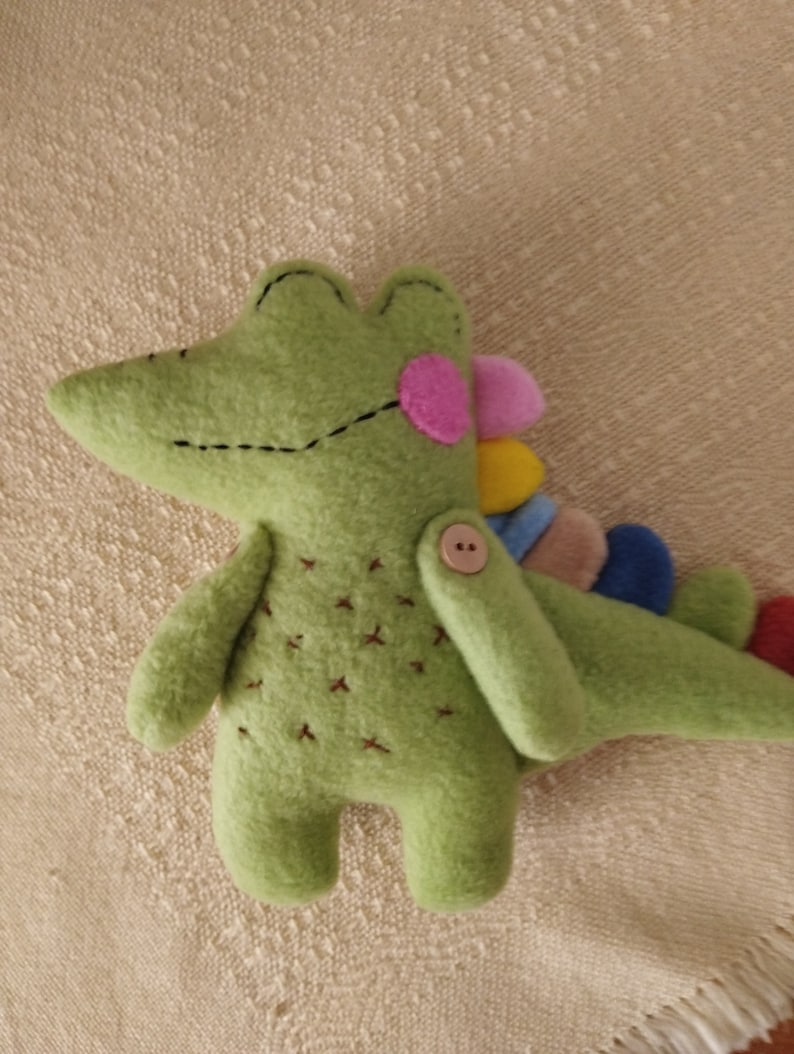 Plush Crocodile Sewing Patterns Plush Toy - Etsy