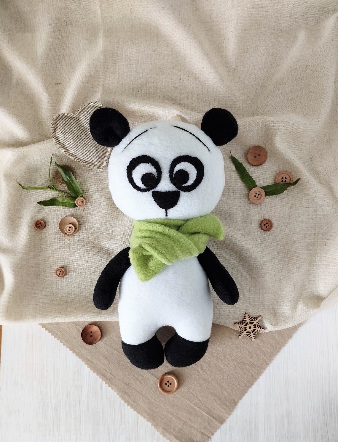 Panda Plush Sewing Patterns Plush Toy - Etsy