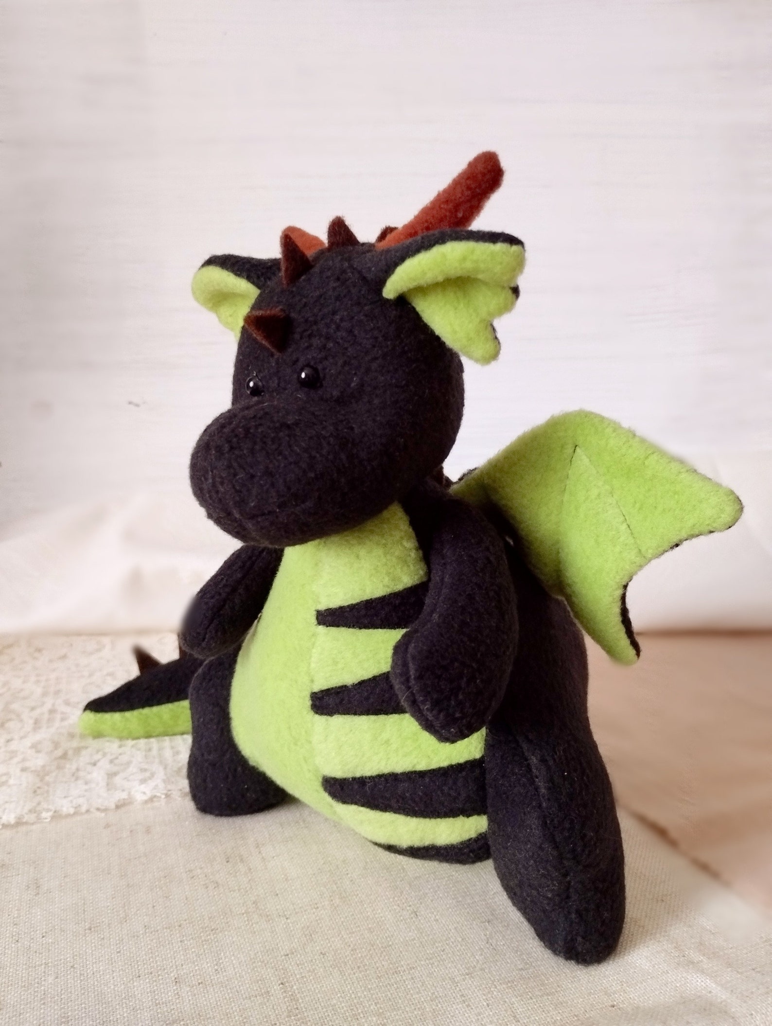 Do It Yourself Sewing Pattern Dragon Plush Sewing Patterns Toy - Etsy
